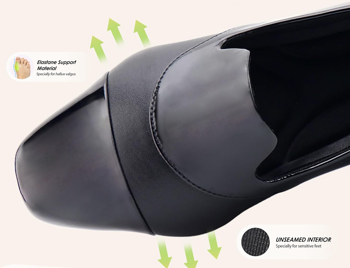 Ortho+rest Women Bunions Loafers Orthopedic Dress Shoes Slip On ...