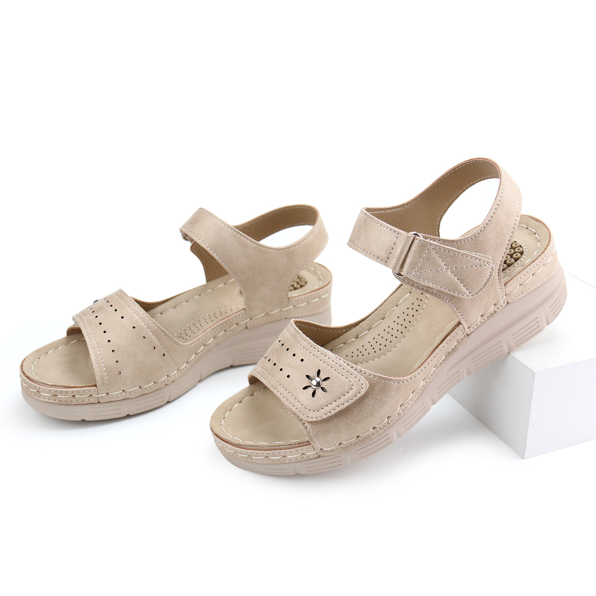 Ortho+rest Women Comfortable Sandals Orthotic Walking Sandals ...