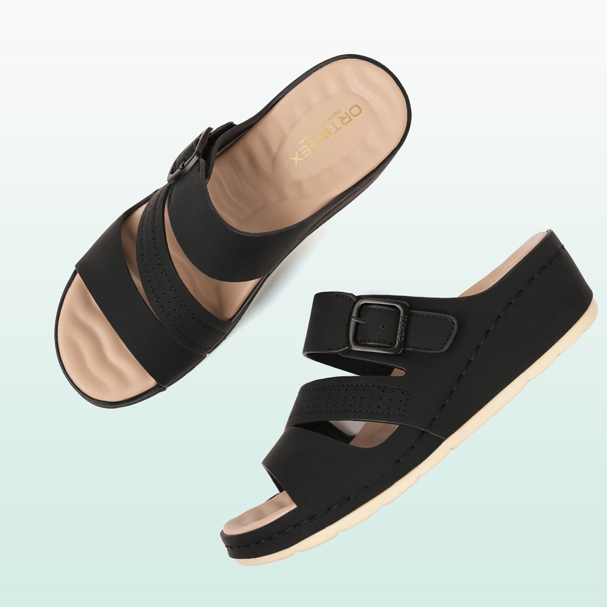 Red Arch Support Sandals-Onda