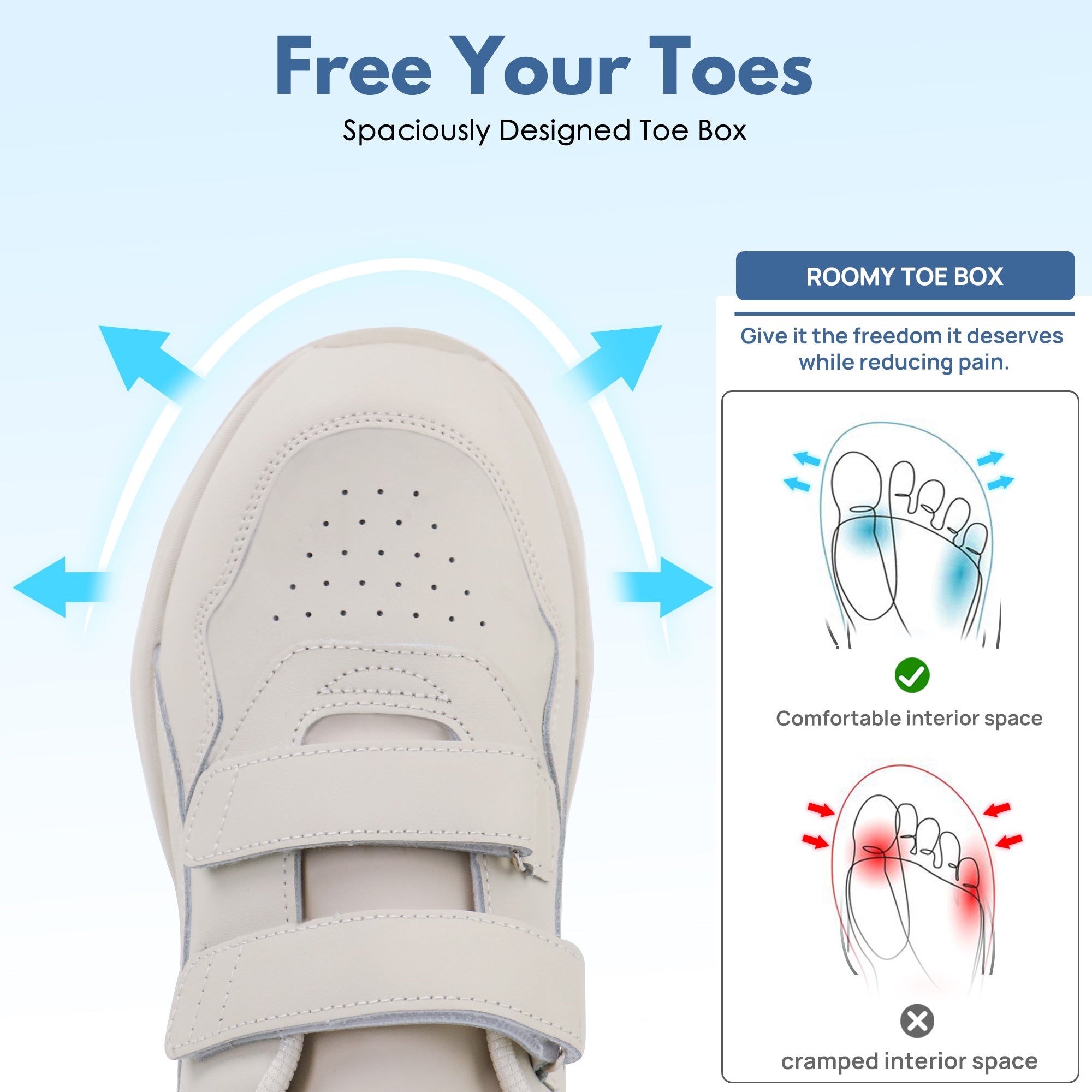 Ortho+rest Women Diabetic Shoes Orthopedic Walking Shoes-Hazel