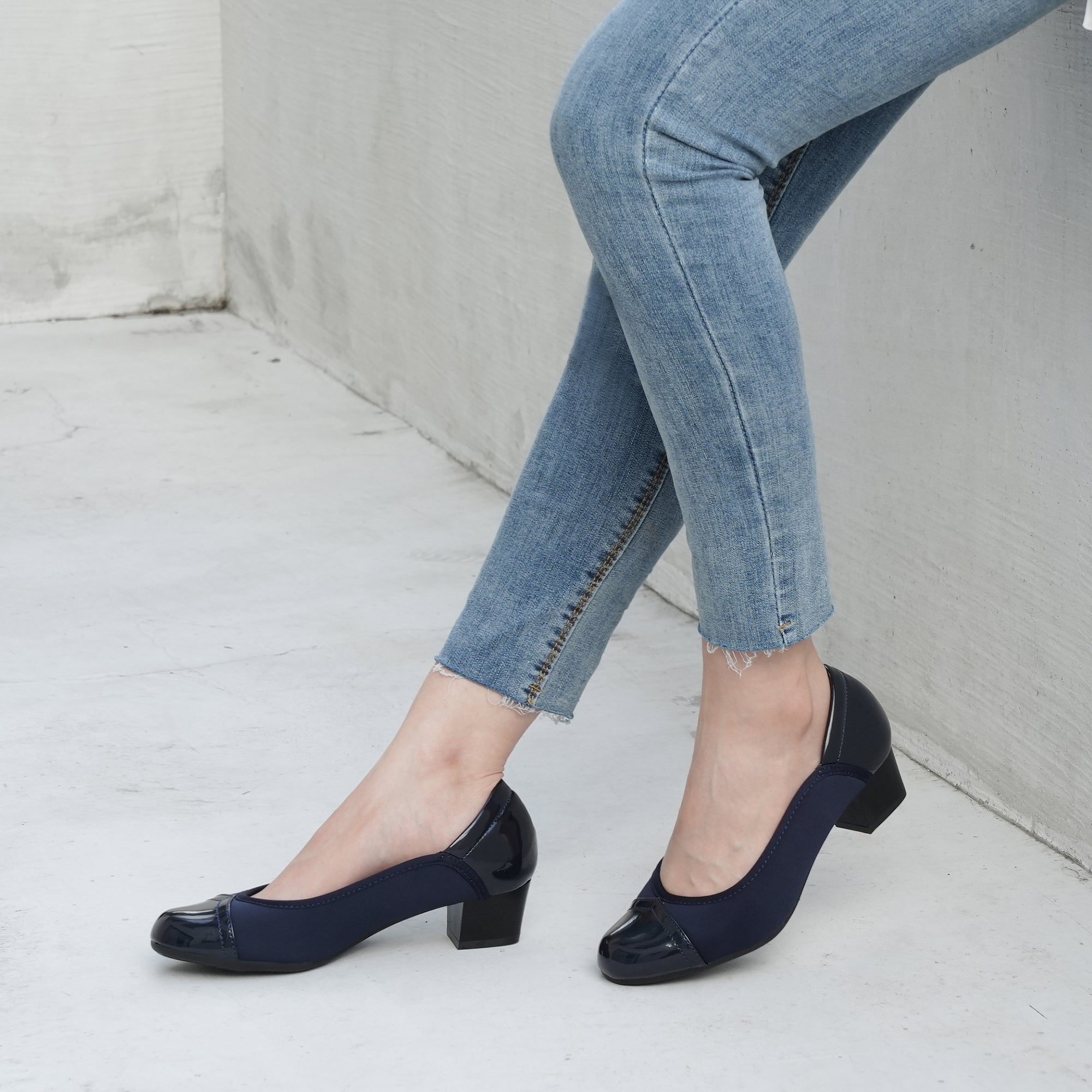 Ortho+rest Women Bunion Dress Shoes Low Heel Orthopedic Pumps-Cassie