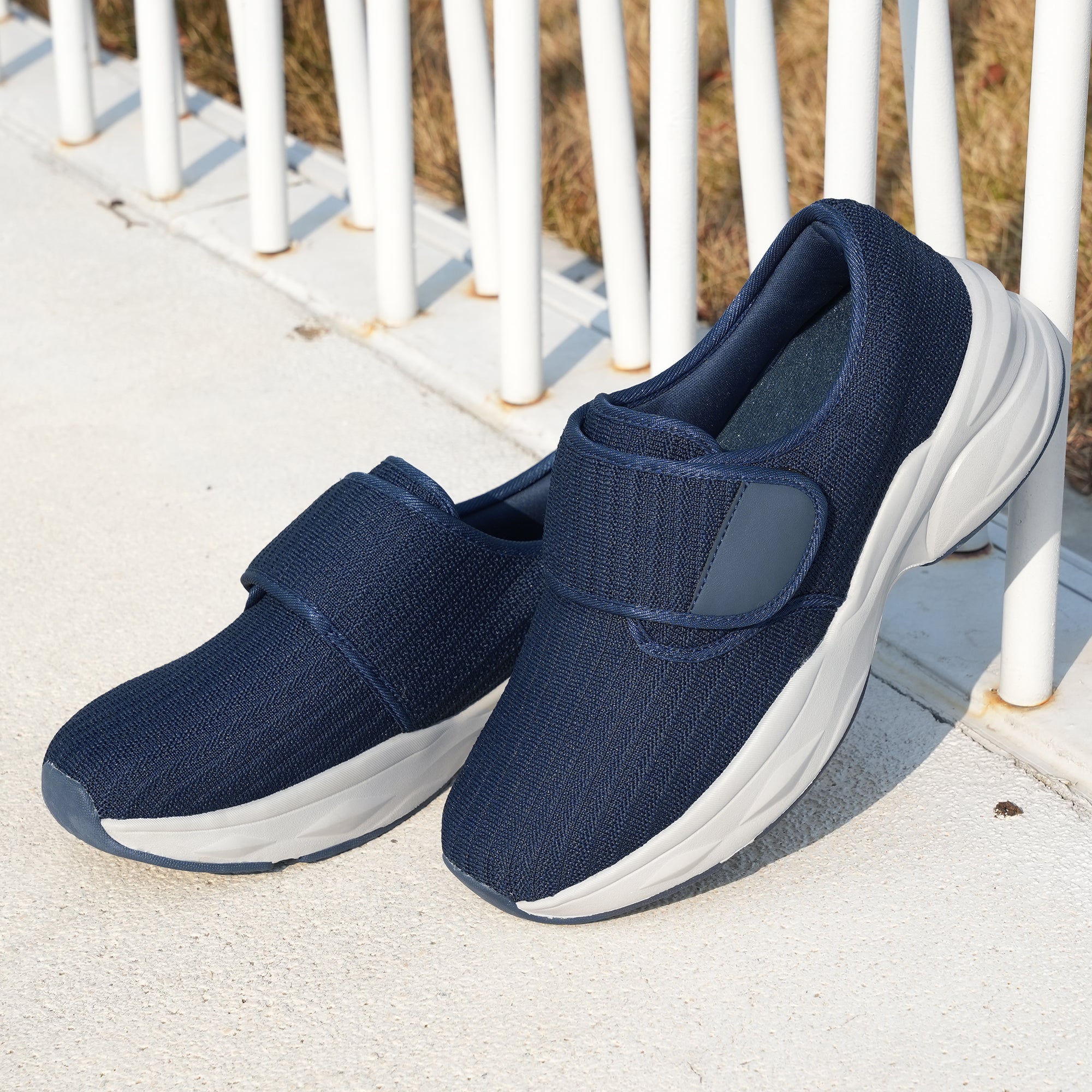 Dk.Blue Walking Shoes-Freya