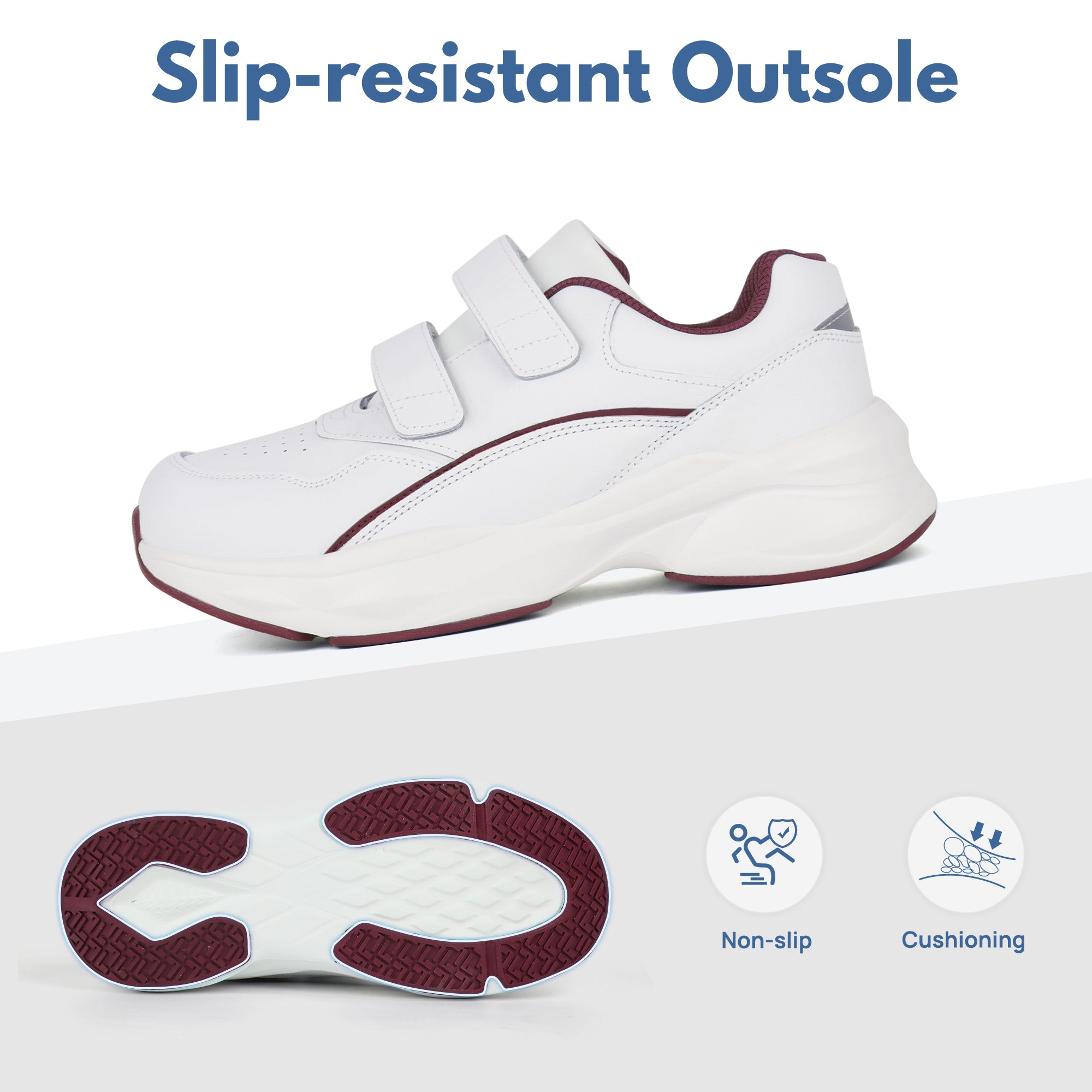 Ortho+rest Women Diabetic Shoes Orthopedic Walking Shoes-Hazel